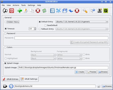 How To Edit Your GRUB Settings With QGRUBEditor