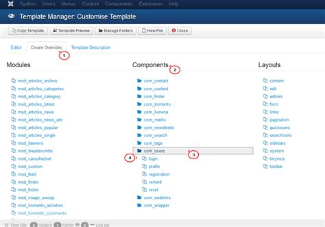 Joomla 3x How To Delete Password Reset Link Template Monster Help