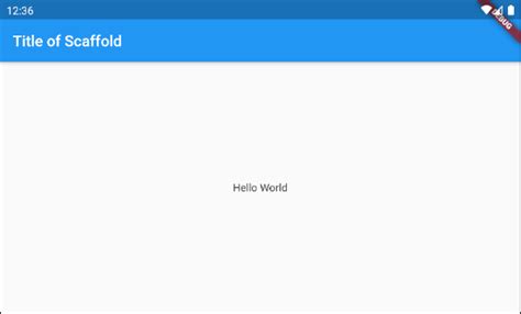 Flutter Scaffold O Planning Org