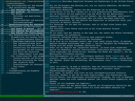 Vim Navigate Through Latex Document Structure Stack Overflow