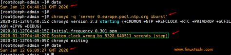 How To Sync Time In Linux Server Using Chrony