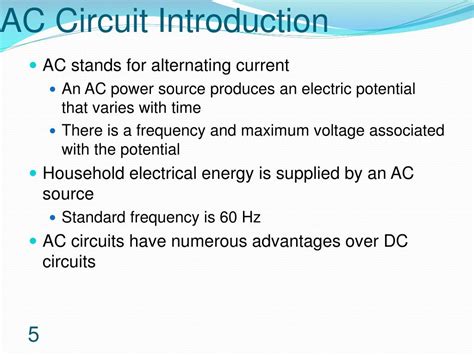 PPT Alternating Current Circuits And Machines February Th PowerPoint Presentation