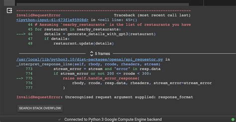 Invalidrequesterror Unrecognized Request Argument Supplied Response