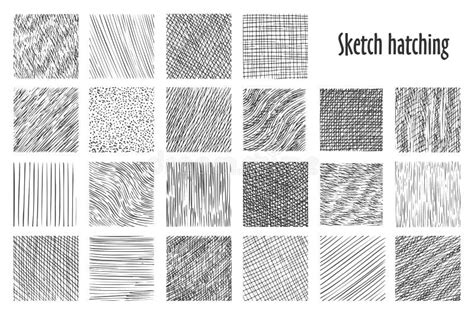 Sketch Hatching Abstract Pattern Backgrounds Stock Vector Illustration Of Ornament Design