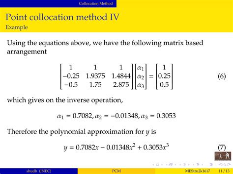 Point Collocation Method Used In The Solving Of Differential Equations