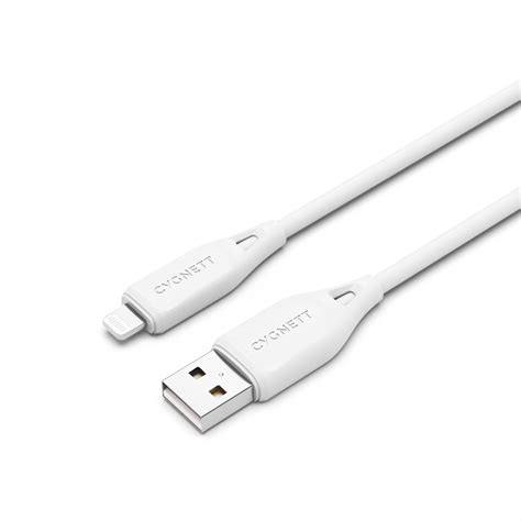 1m Lightning To Usb A Cable White Cygnett