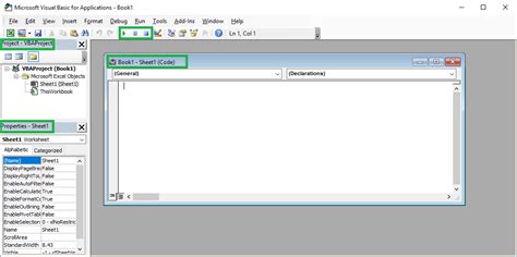 Visualbasic Editor In Excel Officeinside Org