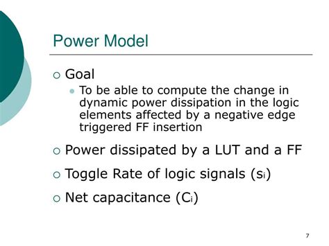 ppt using negative edge triggered ffs to reduce glitching power in