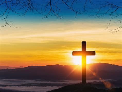 Cross Sunset Wallpaper