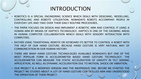 Hand Gesture Controlled Robotic Arm Android Arduino Pptx Radio Control Hobbies And Interests