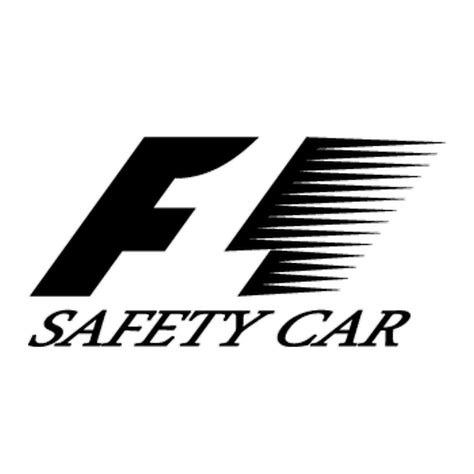 Formule 1 F1 Logo Sticker Safety Car