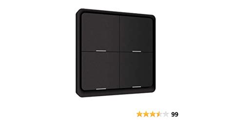 Wireless Zigbee 4 Gang 12 Scene Control White Switch Remote Without Magnetic Wall Plate At Rs