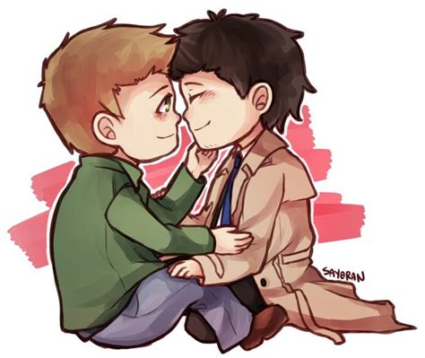 Cas Is So Happy Destiel Destiel Fanart Supernatural Destiel