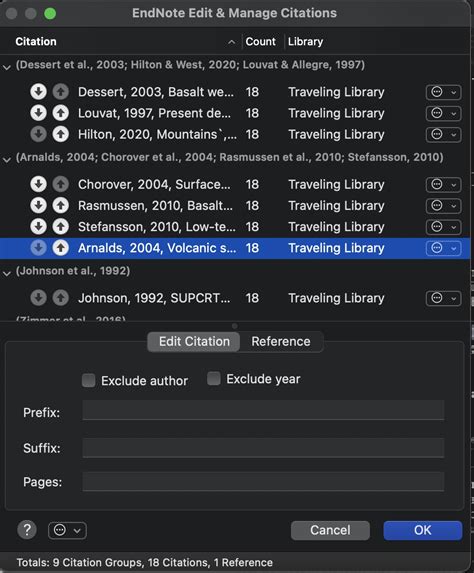 Cannot Edit Citation Formatting In Endnote X In Word Mac EndNote General Discourse