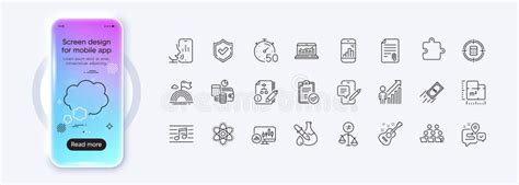 Floor Plan Algorithm And Budget Accounting Line Icons For Web App