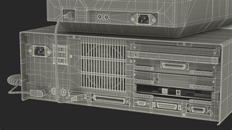 일본 복고풍 개인용 컴퓨터 Nec Pc 98 3d 모델 79 Max 3ds Blend C4d Fbx Ma Lxo Obj Free3d