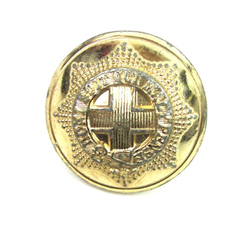 Coldstream Guards Anodised Button Rimmed 25mm Tenniswood Militaria