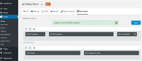 create multi column 2 3 4 5 6 layout in gravity forms wpmonks
