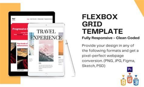 Develop Any Template With Flexbox Grid By Itzdanial Fiverr