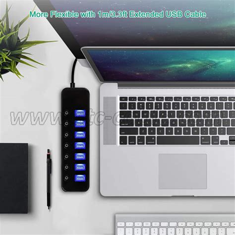 Ports Usb Hub With Switches And Lights Artofit