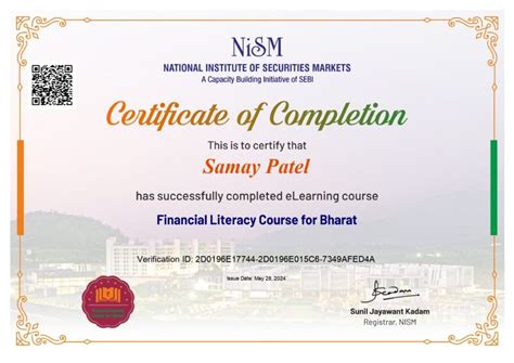 Samay Patel On Linkedin I Am Very Much Excited To Complete The