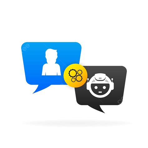 Virtual Chatbot Icon For Websites And Mobile Apps Vector Support