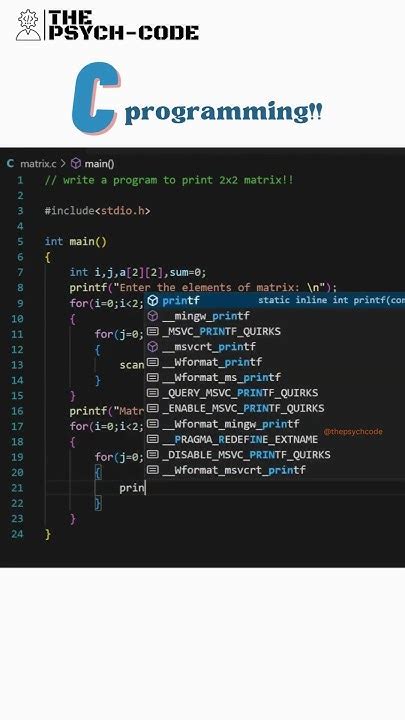 10 Matrix Addition In C C Programming Tutorial For Beginner Shorts Cprogramming Tutorial