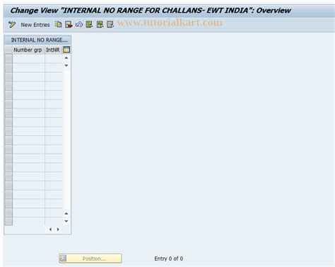 J1INO SAP Tcode Customizing Table For Challan No Ran