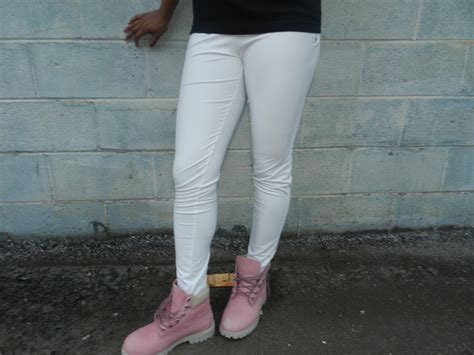 Through Yinkas Eyes Pink Timbs