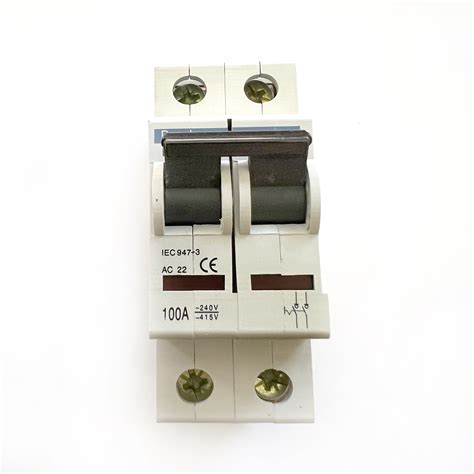 Isolators Doepke Dis100 2 Ac 22 100a 100 Amp 2 Double Pole Isolator Main Switch Disconnector