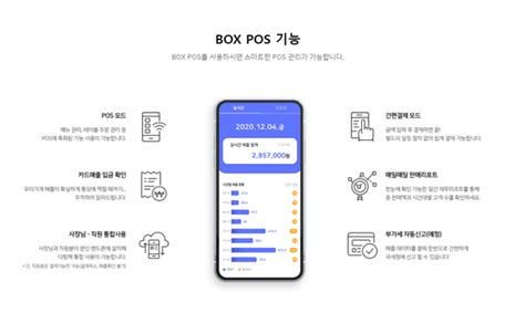 Ibk기업은행 박스 포스 비대면 원격 결제로 미용업에서 인기