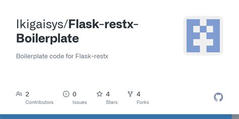 Github Ikigaisysflask Restx Boilerplate Boilerplate Code For Flask
