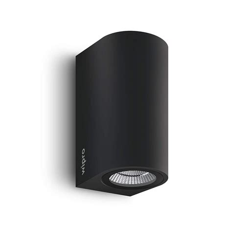 Wipro Garnet Dw X Watt Up Down Outdoor Wall Light Warm White Yellow Wp The Light