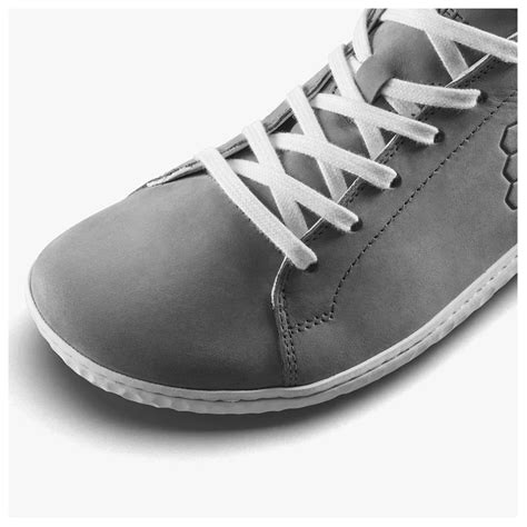 Vivobarefoot Mens Geo Court Nubuck Casual Shoes Grey Sportpursuit