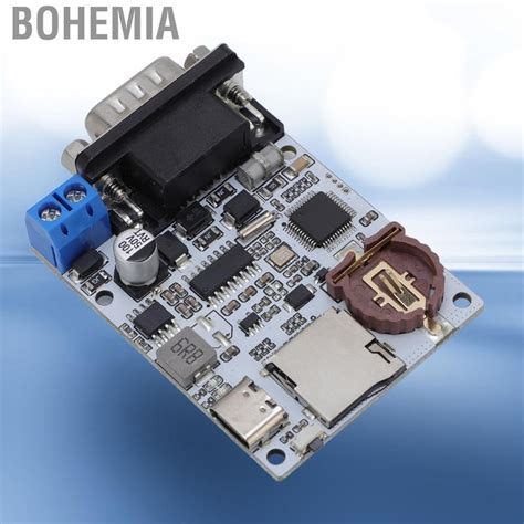 Bohemia Serial Data Logger Recorder With Timestamp Txt File Archive Type C 2 Led Indicators For