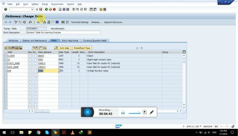 Sap Abap Central The Abap Data Dictionary