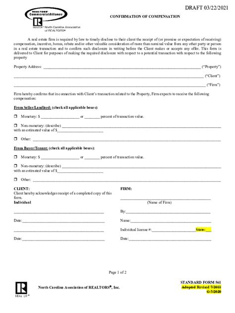 Fillable Online Broker And Consultant Compensation Disclosures Of