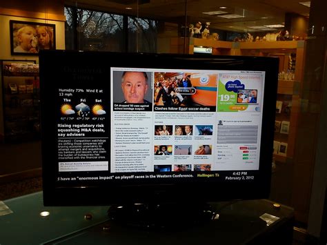 Lcd Displays Office Building Upgrades Led Marquee To Modern Digital Lcd Display