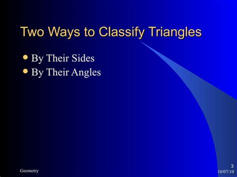 Triangle Classification PPT
