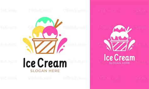 پک 81 لوگو بستنی فروشی دانلود لوگو کافه بستنی