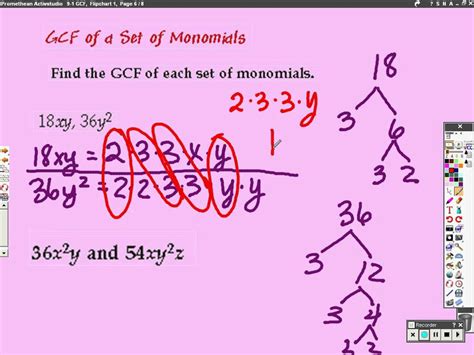 Gcf Monomials2 Youtube