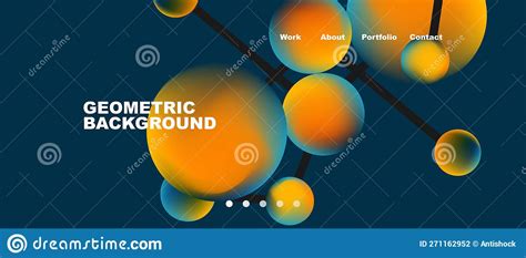 Vector Geometric Abstract Background Design Template Stock Vector Illustration Of Background