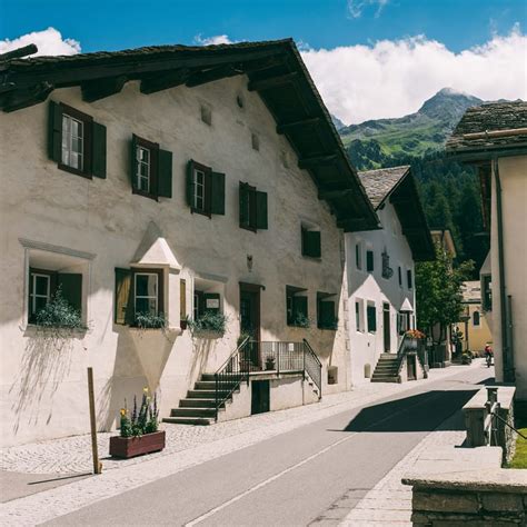 The Engadine Village Of Sils