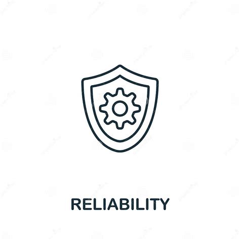 Reliability Icon Monochrome Simple Customer Relationship Icon For Templates Web Design And