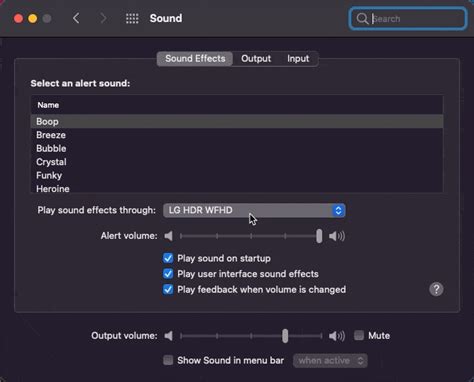 is macos unable to play sound effects through airplay speakers in the