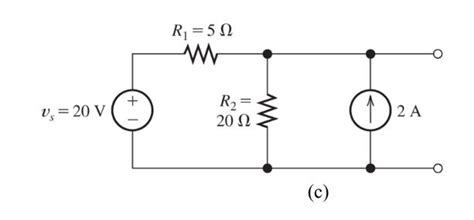 Solved Find The Thevenin Equivalent For The Circuit Shown Chegg Com