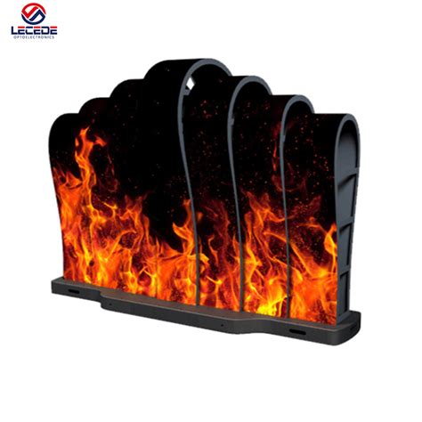Curved Led Wall Flexible Screens Display Custom The Shape Soft Led Display And Transparent Led