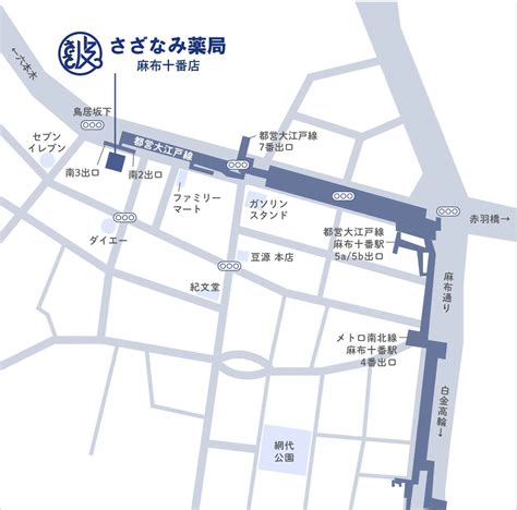 麻布十番の調剤薬局さざなみ薬局麻布十番店