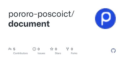 GitHub Pororo Poscoict Document