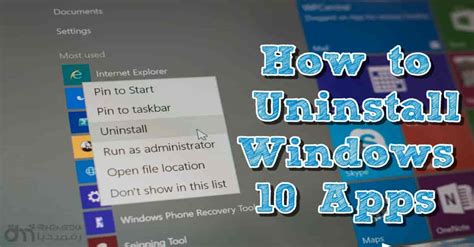 How To Uninstall Windows 10 Apps RaQMedia How To Uninstall Windows 10 Apps RaQMedia